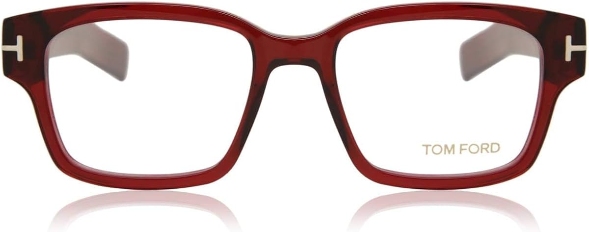 Amazon.com: TOM FORD Eyeglasses FT5527 066 Shiny Red: Clothing