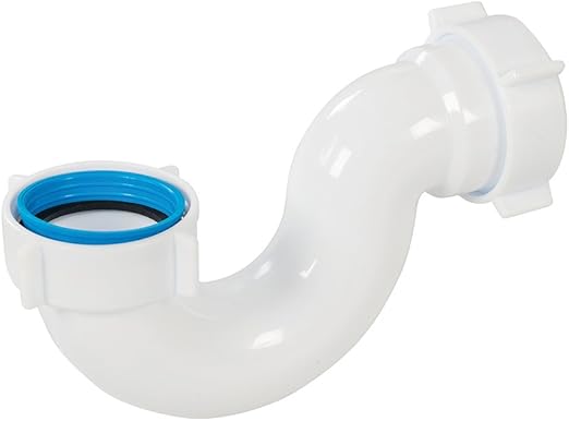 Plumbob 345423 Shallow Bath Trap, White, 40 mm: Amazon.co.uk: DIY & Tools