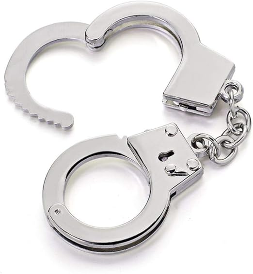 AGGIEYOU Handschellen Schlüsselanhänger Metall Handschellen Modell Für ...
