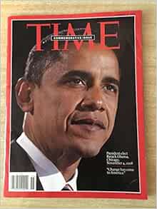 BARACK OBAMA TIME MAGAZINE COMMERATIVE ISSUE 2008!: TIME MAGAZINE: Books