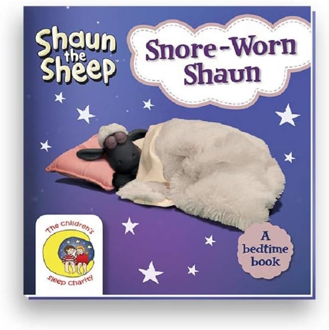 Slumbersac Shaun the Sheep “Snore-Worn Shaun” Bedtime Story Book – BigaMart