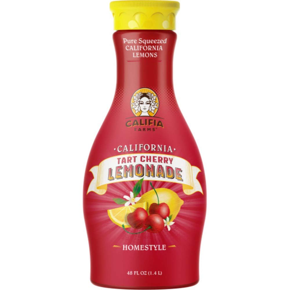 Amazon.com : Califia Farms Homestyle Tart Cherry Lemonade Juice, 48 Oz ...