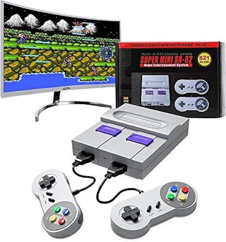 NES Classic Edition Console，Super Retro Game Console Classic Mini HDMI System with Built in 821 ...