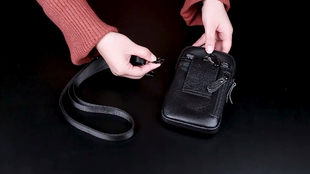 Watch VIIGER Leather Small Crossbody Travel Purse Crossbody Bag ...