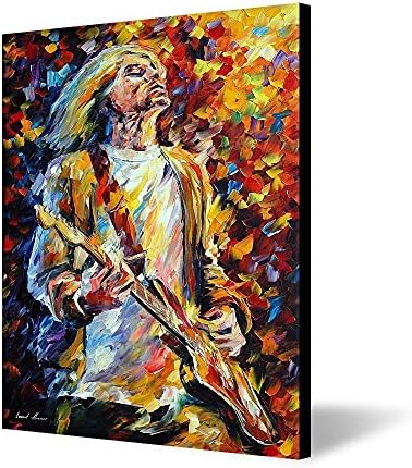 Wall Art Printed wood Tableau, musician 30x20cm, for Home and office ...