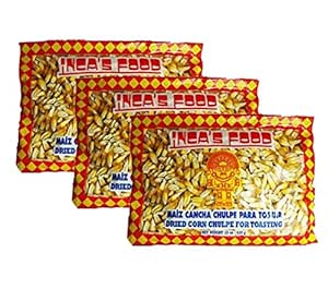 Amazon.com : Inca's Food Maiz Cancha Chulpe 15 Oz (3-pack), Dried Corn ...
