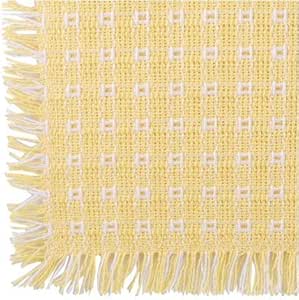 Amazon.com: 62 x 108 (Rectangle) Homespun Tablecloth, Hand Loomed, 100% ...