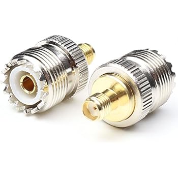 Amazon.com: DHT Electronics 2PCS RF coaxial Coax Adapter SMA Female to UHF Male PL-259 PL259 ...