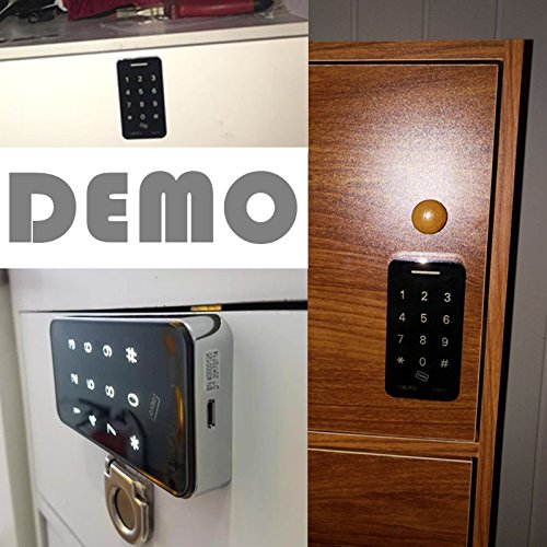 Touch Keypad Cabinet Lock Electronic Cabinet Lock Kit Set with RFID ...