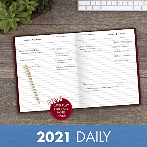 2021 Diary by AT-A-GLANCE, Standard Daily Diary, 7-1/2" x 9-1/2 ...