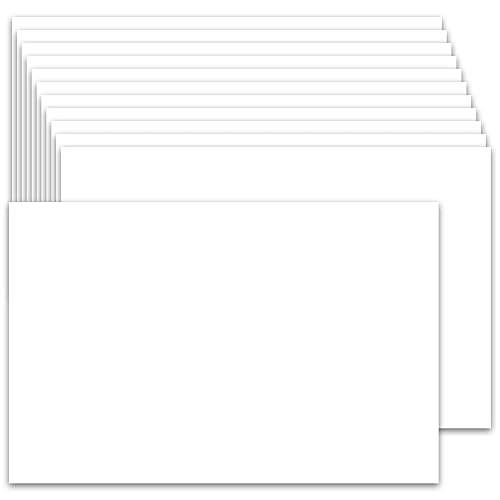 100 Pack 4x6 Cardstock Paper, 80lb White Blank Index Cards Thick Paper ...