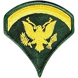 Amazon.com: U.S. ARMY SPECIALIST E-5 SPEC-5 RANK TAB PATCH - COLOR ...