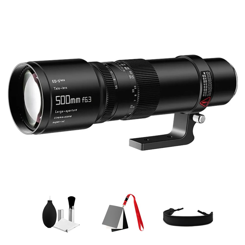 TTArtisan 500mm F6.3 Telephoto Lens Full Frame Large Aperture Wide ...