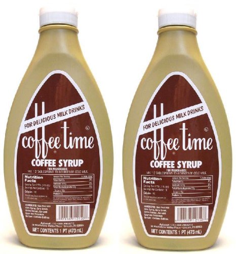 Amazon.com : Coffee Time Coffee Syrup 1 Pint : Coffeetime Syrup ...