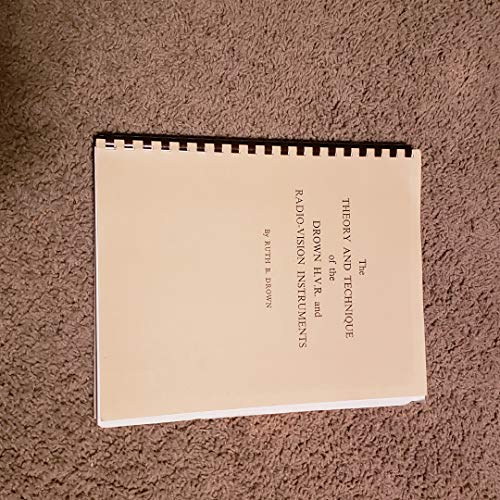 Theory and Technique of the Drown Radiotherapy: AND Drown Radio-vision ...