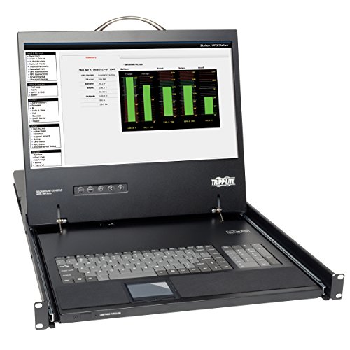Tripp Lite B021-000-17 KVM Console Unit 1U Rackmount with 19-Inch LCD ...