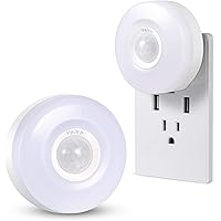 YELKO Night Lights Plug Into Wall,200 Lumen Super Bright Plug in Motion ...