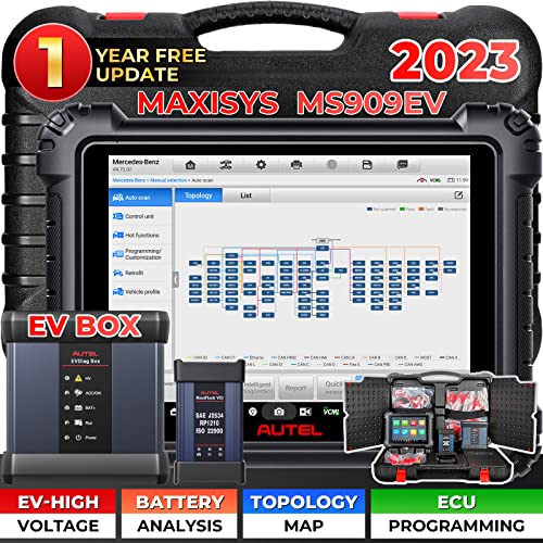 Autel MaxiSYS MS909EV Intelligent Scanner: 2023 Same as Ultra EV with ...