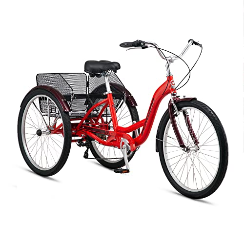 Schwinn Meridian Adult Tricycle Bike, Mens and Womens Three Wheel Beach ...
