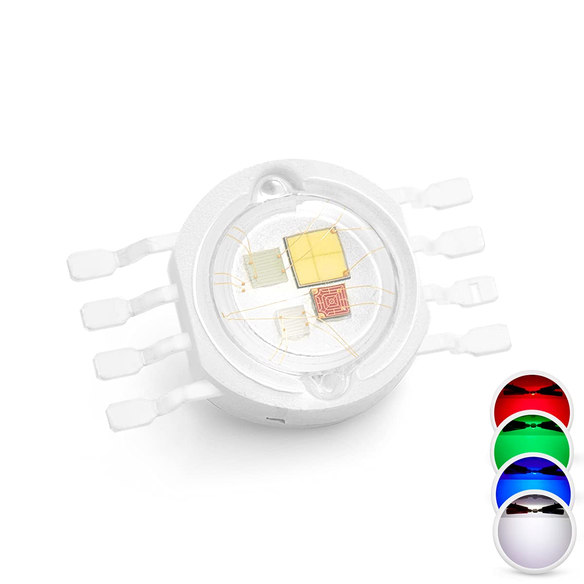 Mua 10 pcs High Power Led Chip 4W RGBW 8 pins (300mA - 350mA for Each ...