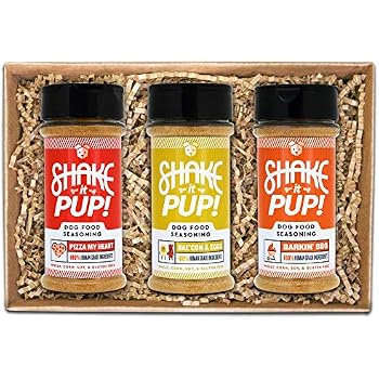 Shake it Pup! Dog Food Seasoning - Natural, Human Grade Powder Topper ...