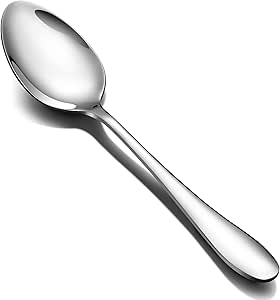 Amazon.com: Aebeky 24-Piece Stainless Steel Dinner Spoon,Large ...