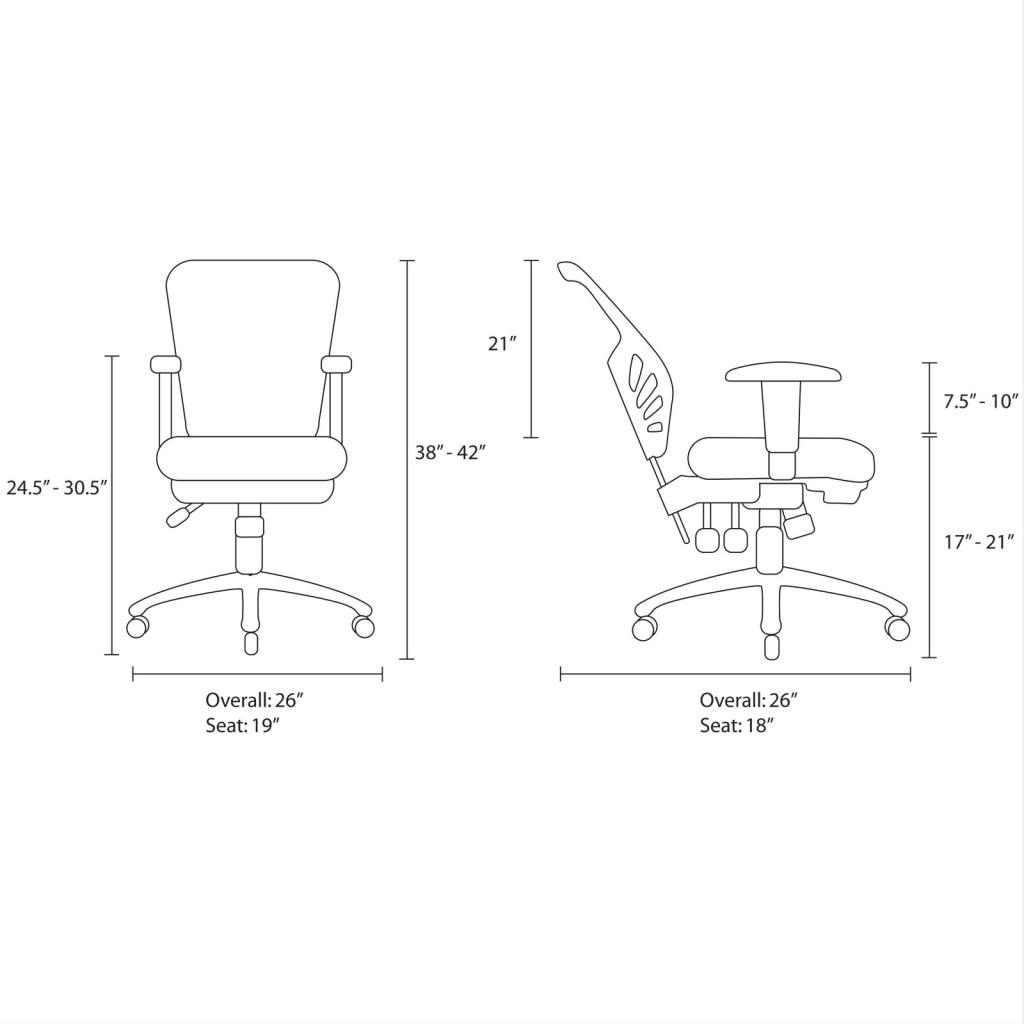 Modway Articulate Black Mesh Office Chair - Ergonomic Comfort.