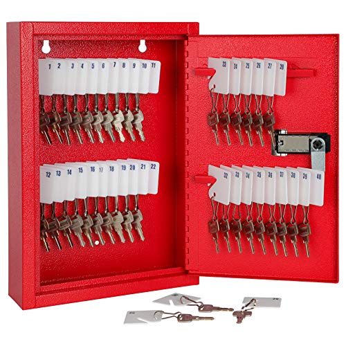 KYODOLED Key Storage Lock Box with Code,Locking Key Cabinet,40 Key ...