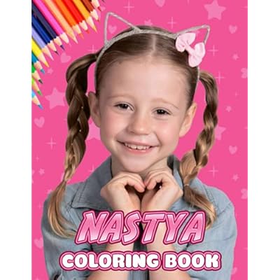 Nastya Coloring Book: Relax with Many Illustrations Bahrain | Ubuy