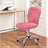 Amazon.com: Urban Shop Faux Fur Rolling Task Chair, Mint: Kitchen & Dining