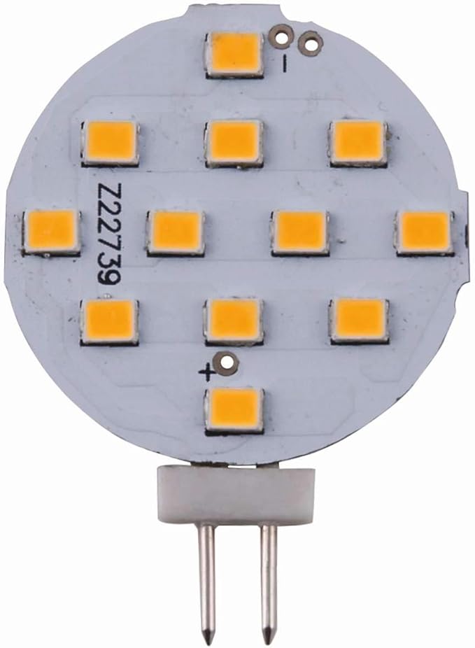 Flat Round 12 Volt G4 LED Halogen Replacement Bulb 2.5: Amazon.co.uk ...