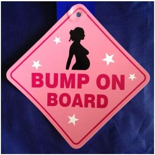 Global Accessories Baby Bump On Board Fun Vehicle Car Sign Advise Of ...