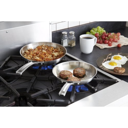 Calphalon Classic Stainless Steel Cookware, Fry Pan, 2-piece | Pricepulse