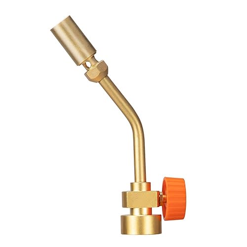 Brass Pencil Flame Propane Torch Head, Upgraded Solid Brass Propane ...
