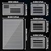 5 Pack Straight Line Stencil for Journaling and Envelope Addressing ...