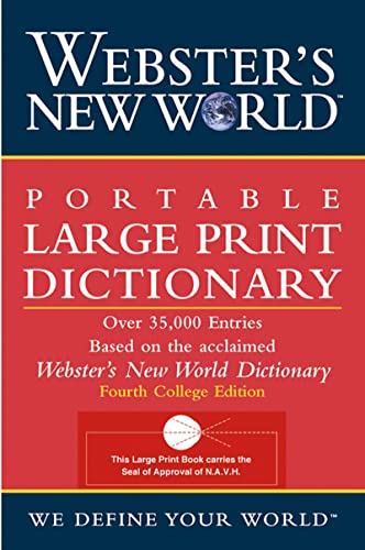 Webster's New World Portable Large Print Dictionary, Second Edition ...