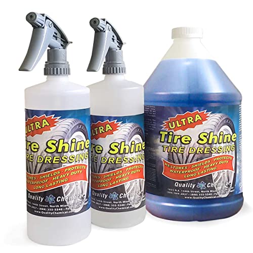 Quality Chemical Ultra Tire Shine Solvent/Based Tire Dressing / 1 Gallon Combo | Pricepulse