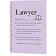 Amazon.com : Msticey Lawyer Definition 160 Blank Pages Hardcover Spiral ...