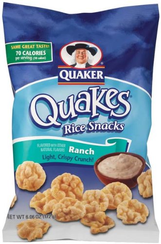 Quaker Quakes Rice Snacks Ranch - 8 Pack: Amazon.com: Grocery & Gourmet ...