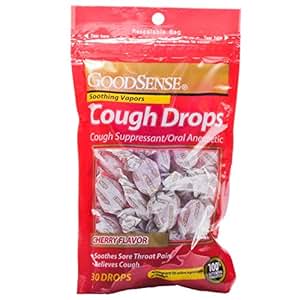 Amazon.com: Good Sense Cough Drops Cherry - 30 Drops: Health & Personal ...