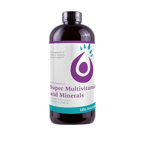 Life Solutions Super Multivitamins and Minerals - High Potency Liquid ...