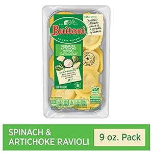 BUITONI Spinach & Artichoke Ravioli Refrigerated Pasta 9 oz. Pack ...