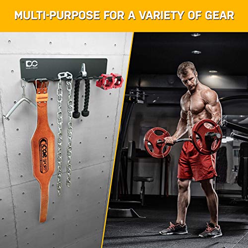 Double Circle Gym Rack Organizer, Multi-Purpose Workout Gear Wall Rack ...
