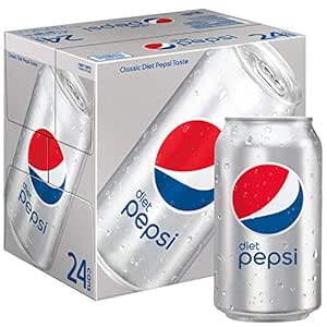 Amazon.com : Diet Pepsi, 12 ounce Cans (pack of 24) : Grocery & Gourmet ...