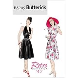 Amazon.com: BUTTERICK PATTERNS B5281 Misses' Dress and Belt, Size AA (6 ...