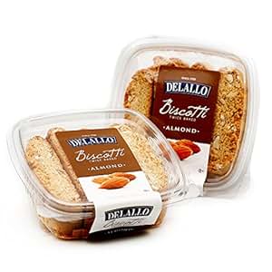 DeLallo Biscotti, Almond, 7-Ounce (Pack of 4): Amazon.com: Grocery ...