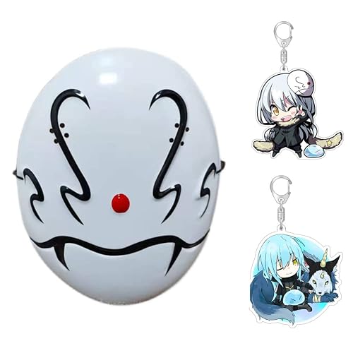 P1PSZ Tempest Rimuru Mask with 2PC Slime Rimuru Keychain for That Time ...