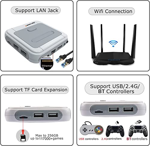 Kinhank Super Console X Retro Video Game Console Built in 117,000 ...