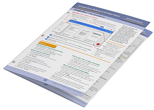 Google Docs Reference and Cheat Sheet: The unofficial cheat sheet ...