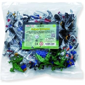 Amazon.com: Papo Mini Tub Figure, Knights - 12 Pieces: Toys & Games